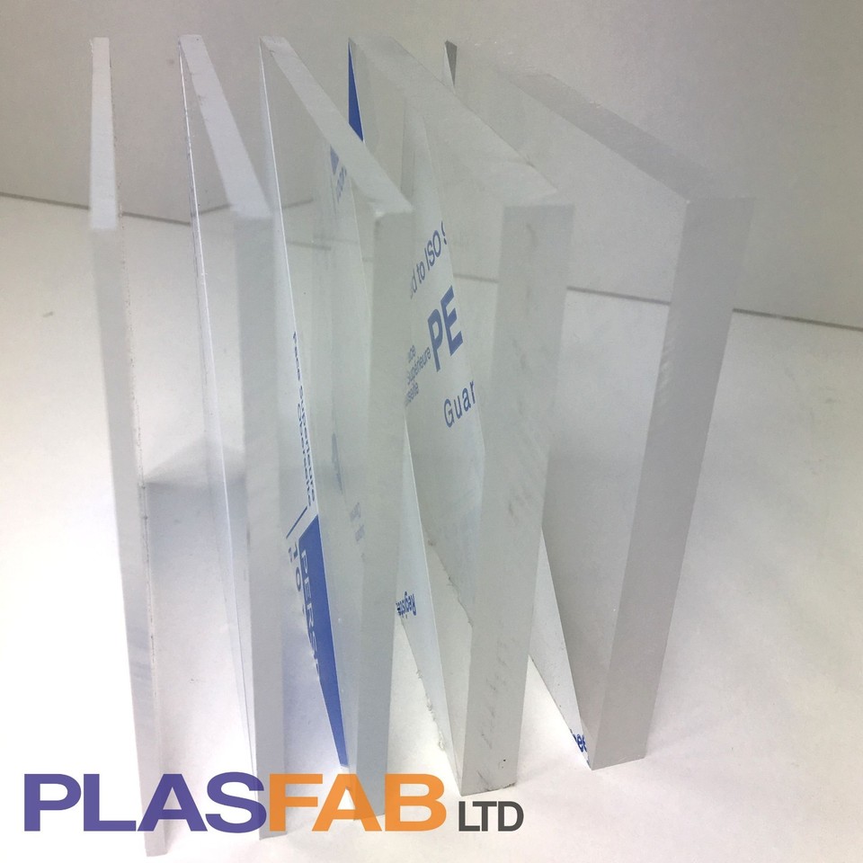 Clear acrylic sheet Perspex cast 3mm 4mm 5mm 8mm 10mm window A3 A2 A1 ...