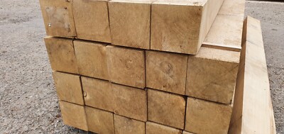 Oak Beams 200 x 200 (8x8) QP1 Structural Grade 3m Gate Posts Structural ...