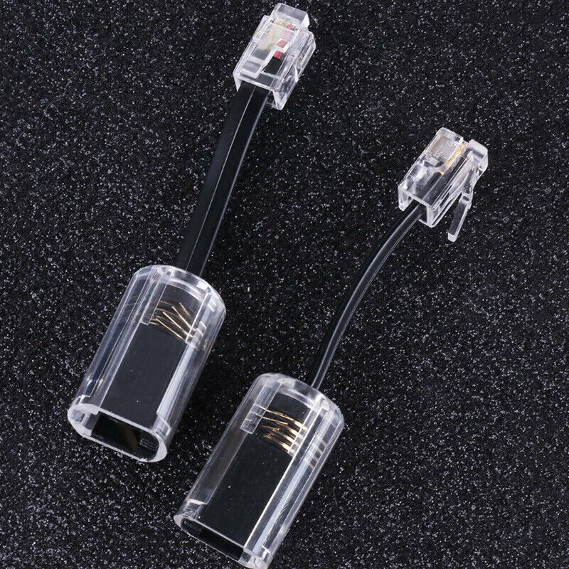 2Pcs 360° Rotating Telephone Cable Detangler Landline Swivel Cord ...