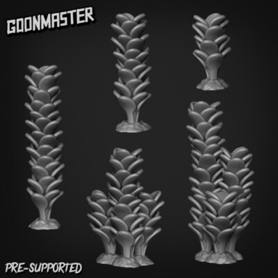 Pillar Plants - Basing Kit/ Basing Bits/ Tufts/ Model Scenery/ Goon ...
