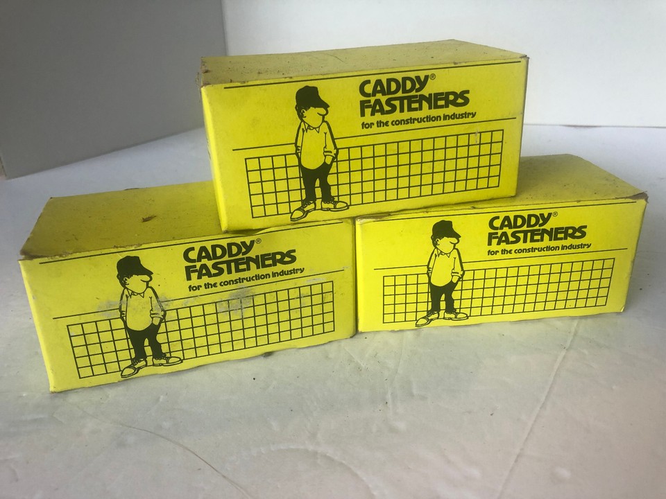 NEW LOT of 3 Boxes Caddy Fasteners Mounting Brackets Total 29 Count # ...