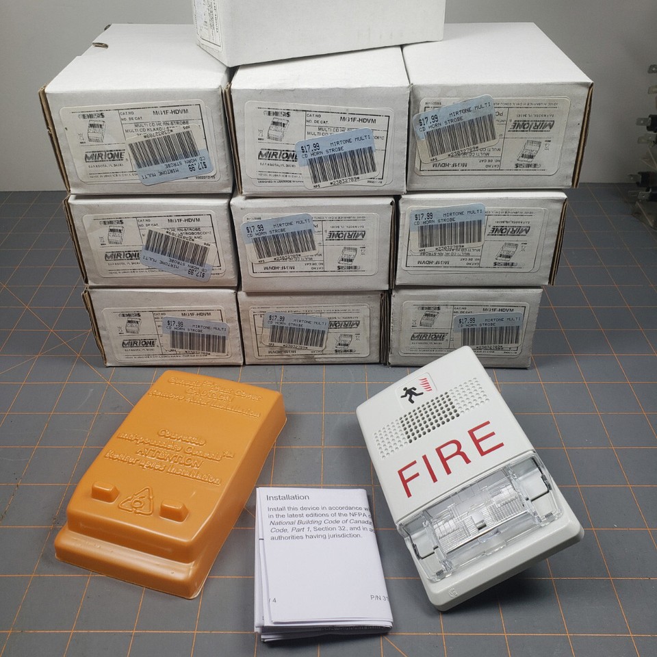New GENESIS MIRTONE Horn Strobe MG1F-HDVM (Kidde Edwards) | eBay