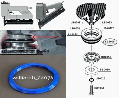 Senco Finish Nailer Parts M1 M2 M3 SFN2 SC1 SC2 Firing Valve Seal ...