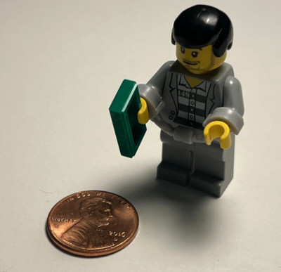 Lego City Criminal Crook Thief w/ Money Handcuff Arrested Police ...