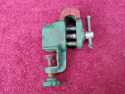 Vintage Small/Mini Clamp-On Bench Table-Top Vise Hobby Jewelry Making ...