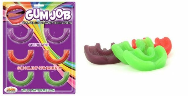 Hott Products Gum Job Oral Sex Gummy Candy Teeth Covers 3 Flavors
