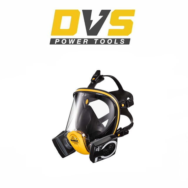 DeWalt DXIR1FFMLP3 Full Face Mask Respirator With P3 Filter Pair ...