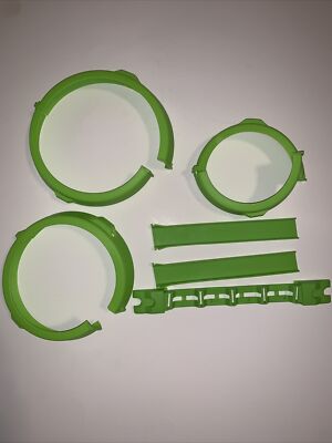 MICRO MACHINES Nano Speed Cars pull back & go Green Loop Track | eBay