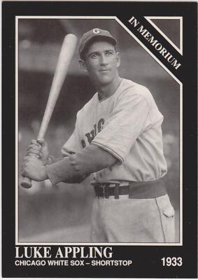 1992 Conlon Collection TSN Luke Appling #475 Chicago White Sox Baseball ...
