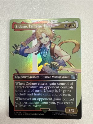Zidane, Tantalus Thief Borderless (NM Foil) FIN-0405 Uncommon MTG | eBay