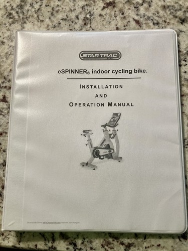 Star Trac eSpinner indoor exercise bike with touchscreen and spinning ...