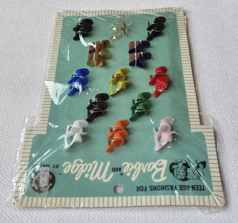 Vintage BARBIE & Midge “Shoe Wardrobe” PAK (1964-65) MINT NRFP NRFB ...