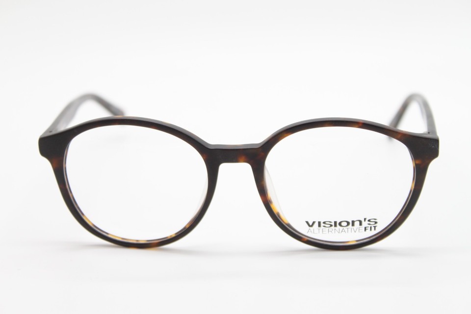 NEW VISION'S ALTERNATIVE FIT AFV250 C02 HAVANA AUTHENTIC EYEGLASSES 52 ...