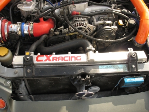 CXRacing Radiator + Shroud + Fans For 02-07 SUBARU WRX & WRX Sti 2.0L 2 ...