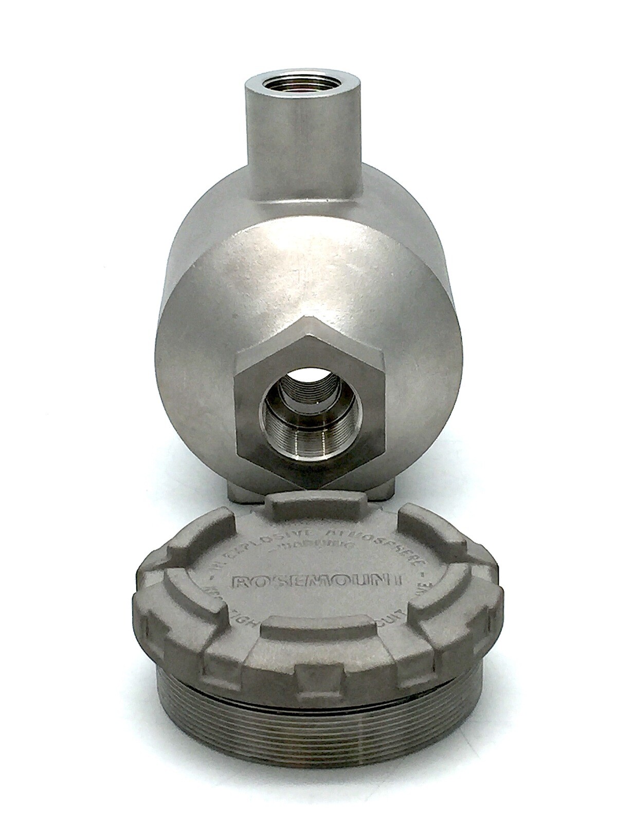 Rosemount 00644-4411-0011 Connection Head SST Std Cover 1/2 -14NPT x 1 ...