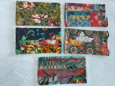 Johnny Was Mask 5 Piece Set Floral Masks New Health Flower NEW Reusable ...