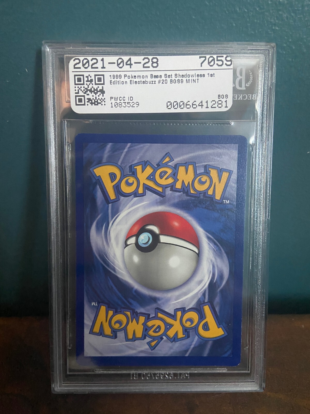 BGS 9 Electabuzz + Squirtle 1st Edition Shadowless Rare Base Set 1999 ...