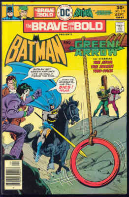 BRAVE and the BOLD #129-Batman-Green Arrow-Atom-Joker-Jim Aparo Art | eBay