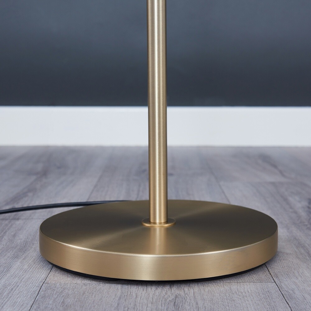 Modern Uplighter Floor Lamp & LED Bulb Various Finishes Living Room ...