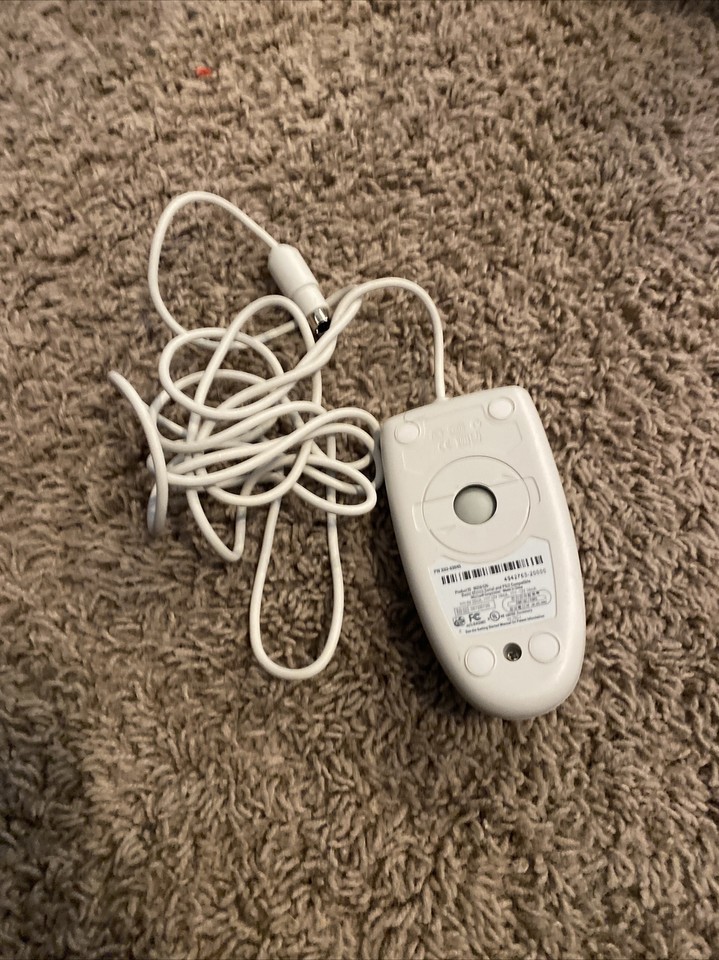 Vintage Microsoft 2 Button PS2 Mouse Port Compatible 2.1A PN X03-69945 ...