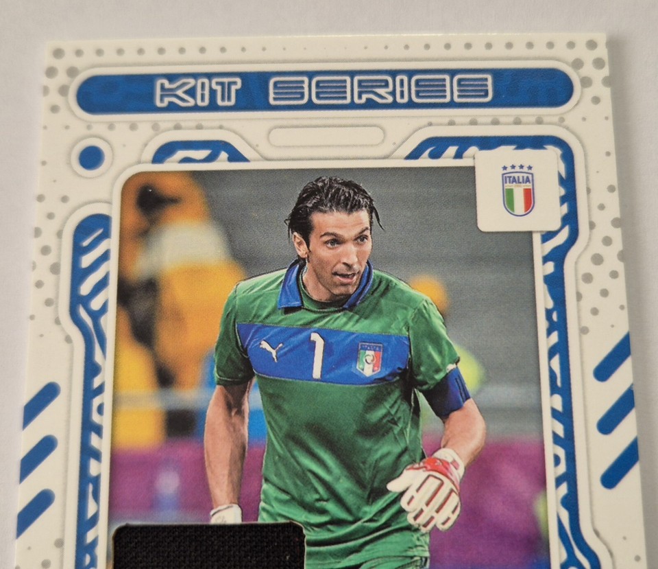 GIANLUIGI BUFFON PANINI ITALIA MATCH RELIC MEMORABILIA FIFA KIT SERIES ...