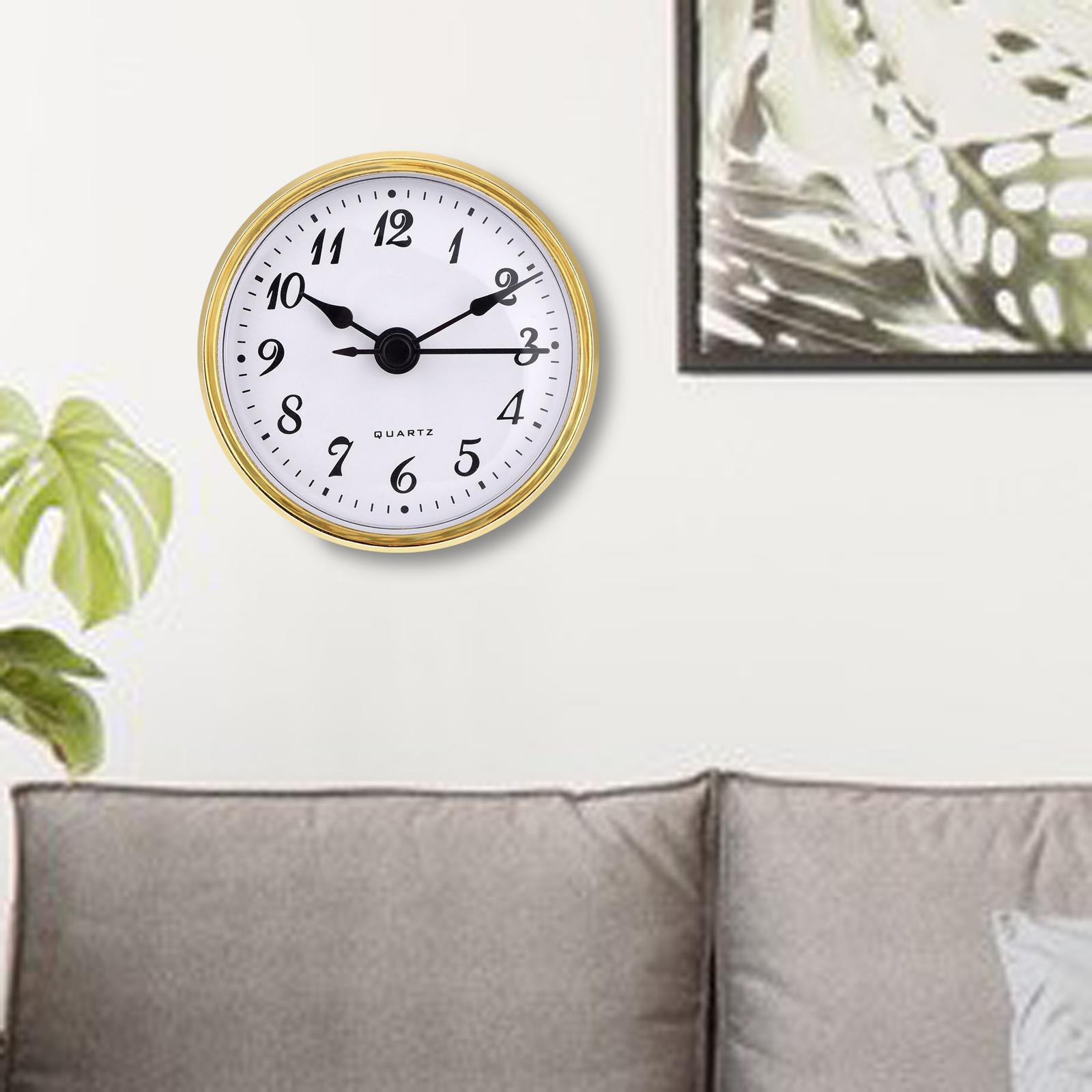 70mm Clock Insert Fit 61mm Diameter Hole Quartz Clock Fit up Wall Clock ...