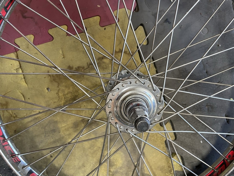 Alex Supra Pro Triple Wall 48H, 14mm Axles F&R BMX Wheel Set w/Xs ...