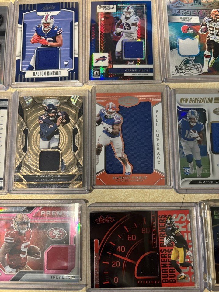 NFL Patch Lot - 49 Total Cards - Rookies, Vets, and #’d Cards in this ...