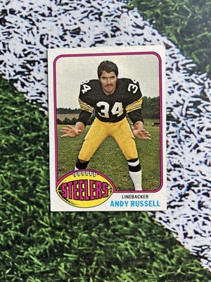 1976 Topps Football Andy Russell #405 EX Condition Low Cost Shipping | eBay
