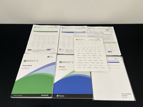 WRAT5 Complete Kit (Print) Wide Range Achievement Test | Fifth Edition ...