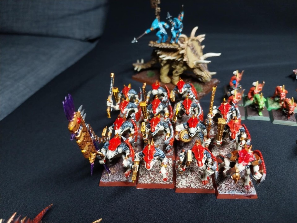 4th ED Lizardmen Seraphon Army Painted Old World Warhammer Fantasy ...