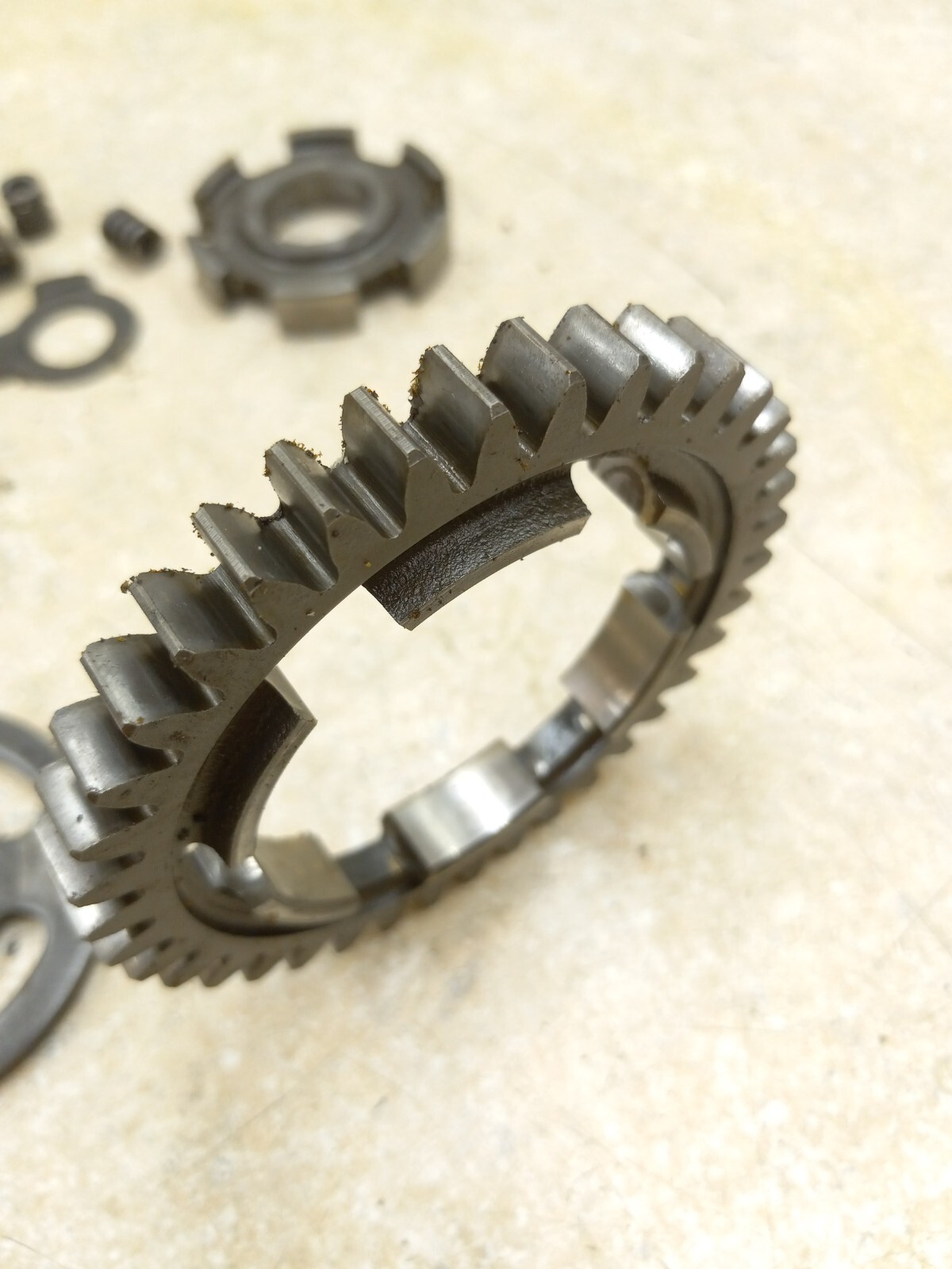 Yamaha 200 XT XT200 Engine Crankshaft Balancer Gear w/Boss & Washers ...