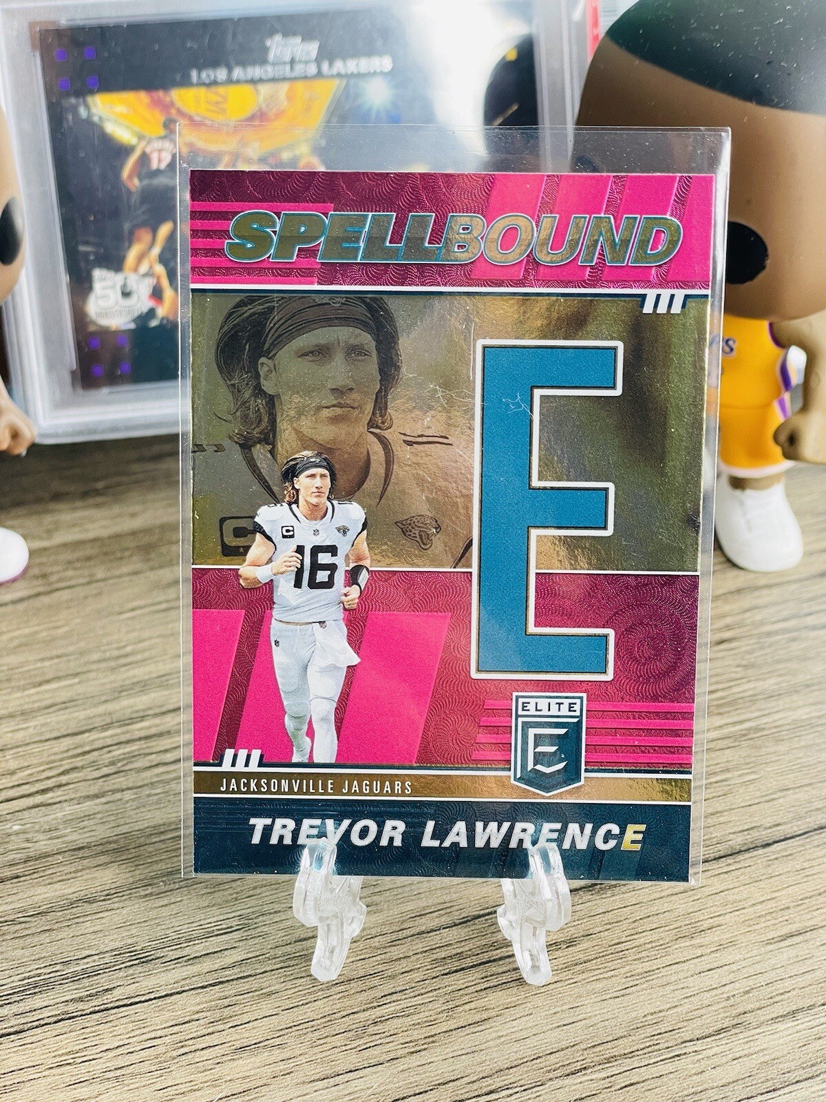 2022+Panini+Donruss+Elite+-+Spellbound+Pink+Letter+E+%23SB-TL8+Trevor+Lawrence for sale online ...