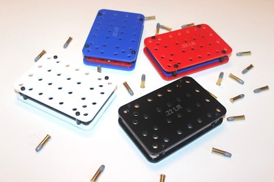 .22LR Long Rifle Rimfire Competition Target Ammo Stand Holder Engraved ...