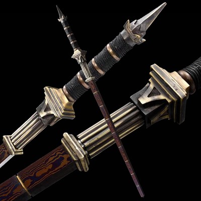 Handmade Folded Steel Whip / KUNG FU Dragon Mace Refining Combat Steel ...