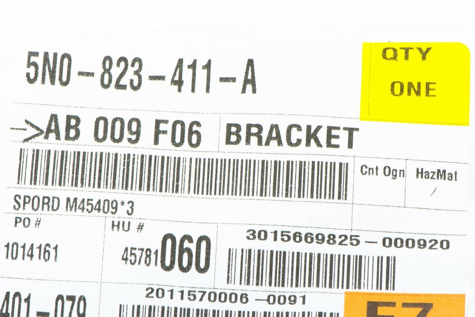 OEM NEW VW Volkswagen Hood Release Cable Holder Jetta Tiguan Golf GTI ...