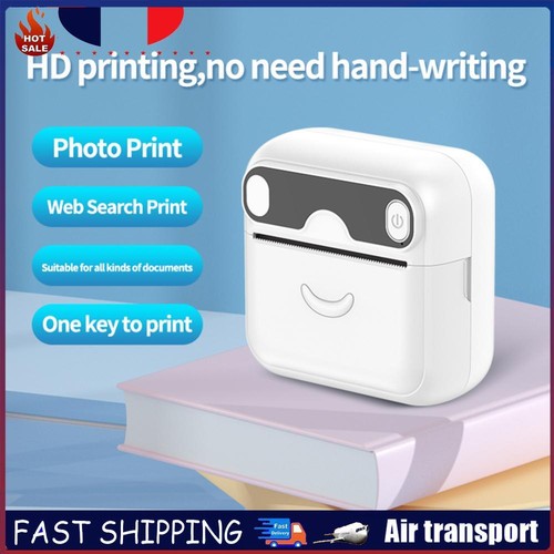 Inkless Bluetooth-compatible Printers Wireless BT Phone Inkless Pocket ...