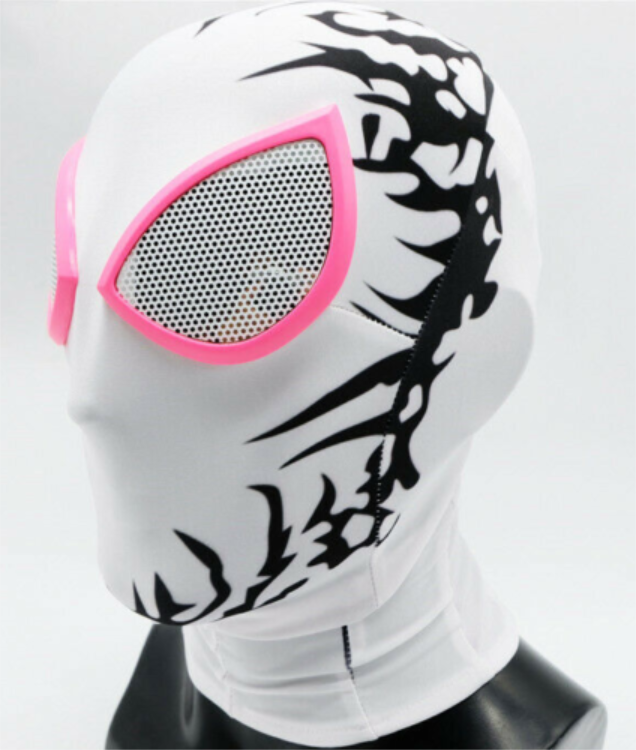 The Spider-Gwen Mask Gwen Stacy Spider-woman Halloween Cosplay Party ...