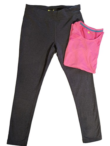 Xersion Women's Stretch Fitted Athletic Yoga Workout Pants Sz XLT & Top ...