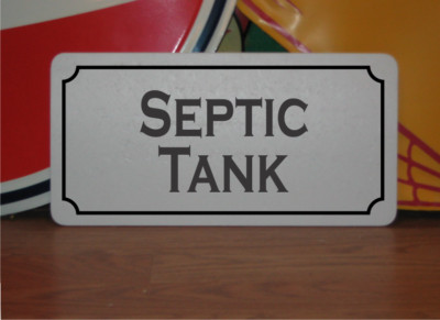 SEPTIC TANK Metal Sign | eBay