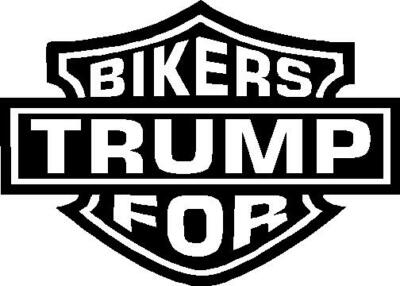 Bikers for Trump maga decal vinyl window sticker any color | eBay