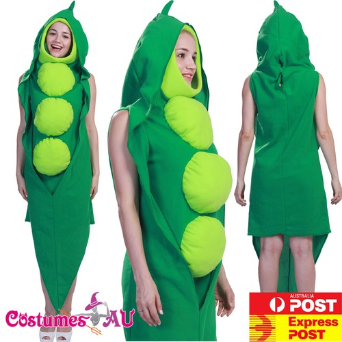 Unisex Peas Be With You Green Pea In a Pod Costume Vegetable Food ...