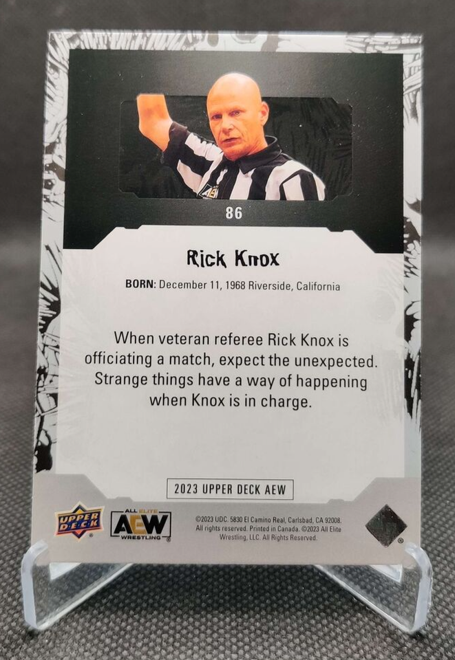 2023 Upper Deck AEW #86 Rick Knox wrestling card | eBay