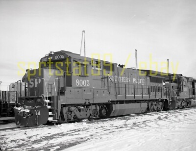 SP Southern Pacific GE B39-8 Locomotive #8005 - Original 4x5 Railroad Negative | eBay