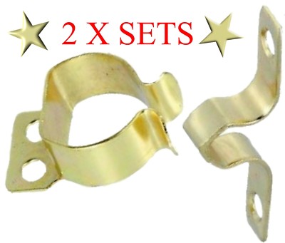 2pk SETS = 4 X PIECES set Spring Catch Plinth Clip Caravan-boat 14mm ...