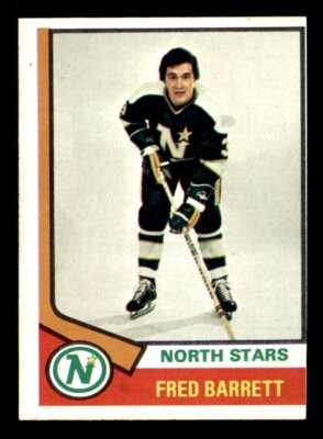 1974 Topps Hockey #234 Fred Barrett VG/EX | eBay