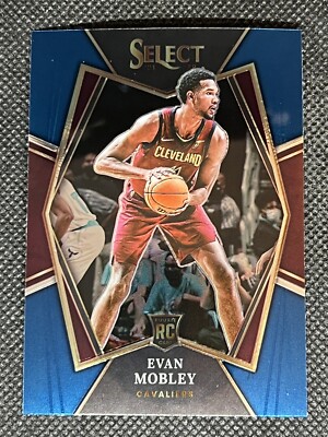 2021-22 Panini Select EVAN MOBLEY RC #110 PREMIER LEVEL ROOKIE CARD | eBay