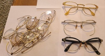 12K Gold Filled Vintage Glasses-Gold Scrap Recovery - 12 Pair | eBay