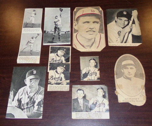 Vintage Boston Braves Baseball Newspaper & Magazine Clippings | eBay
