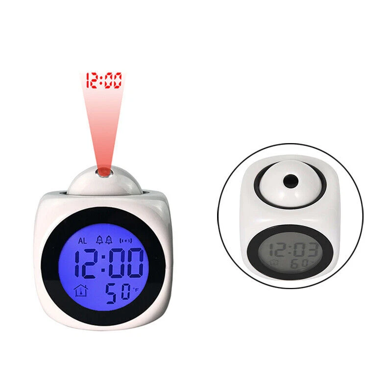 Alarm Clock Projection Ceiling Temperature | Shelly Lighting
